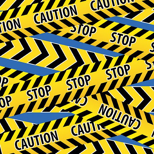 Construction Crew Trucks - Caution Tape - Blue – Sander's Sew N Vac ...
