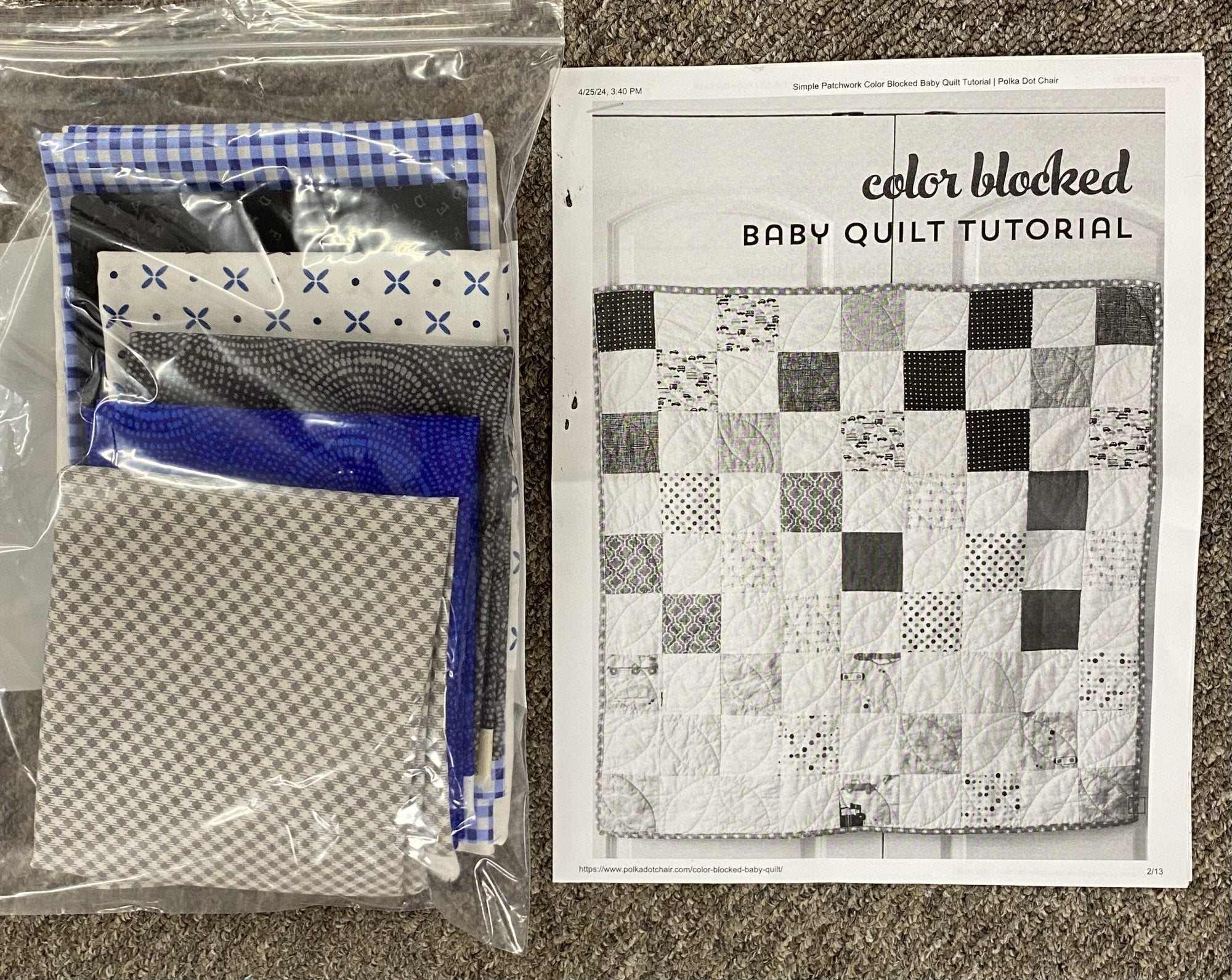 Baby Boy Quilt – Sander's Sew N Vac & The Fabric Bin