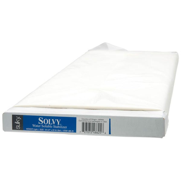 Solvy - Wash Away – Sander's Sew N Vac & The Fabric Bin